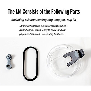 Tumbler Lids Spillproof 20oz,4 Pack Splash Resistant Lid for Beast,Juro,Ozark Trail,Rae Dunn,Atlin,Coffee Mug and More Cooler Cup,Covers for 20oz Tumbler (20OZ-01)