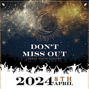 Solar Eclipse Glasses (10 pack) ISO 12312-2 Compliant, AAS Recognized, for safe direct Sun Viewing of April 8, 2024 Total Solar Eclipse in USA