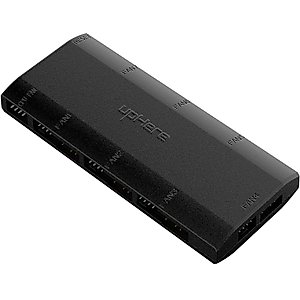 novonest 5V 3PIN ADDRESSABLE RGB Fan Hub/Splitter,7-Port 4PIN SATA PWM,for 4-Pin & 3-Pin Case Fans,Black,P7PRGB