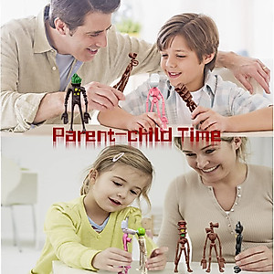 Keyron Action Figures, 8 Pcs Horror Character Toys Set for Birthday Party Cake Topper Centerpiece Decorations, Halloween Easter Christmas Ornaments, Creative Gift for Kids Boys Girls