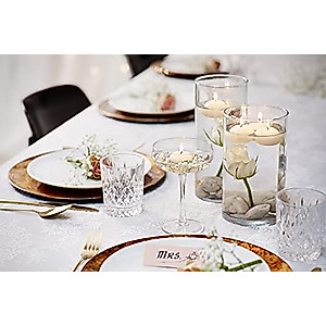 BOLSIUS Unscented Floating Candles - Pure Rich Creamy 3" Ivory, Set Of 12 - European Quality - Imbue Breathtaking Ambiance for Romantic Wedding Centerpieces, Decorations, Events, Pool, Holiday Parties