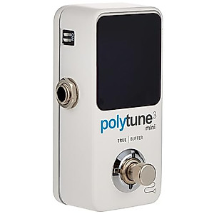 TC Electronic POLYTUNE 3 Ultra-Compact Polyphonic Tuner with Multiple Tuning Modes and Built-In BONAFIDE BUFFER