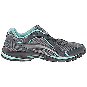 Ryka Women's Sky Walk Walking Shoe, Frost Grey/Aqua Sky/Iron Grey, 8.5 M US
