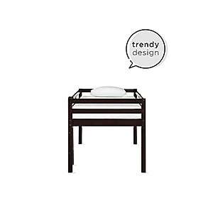 Dorel Living Milton Junior Twin Loft Bed, Espresso