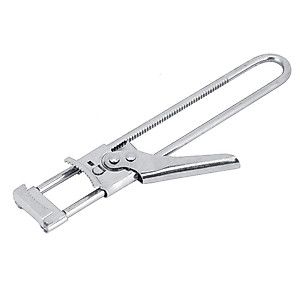 Bottle Opener, Manual Adjustable Stainless Steel Can Opener Bottle Jar Lid Gripper Kitchen Tool