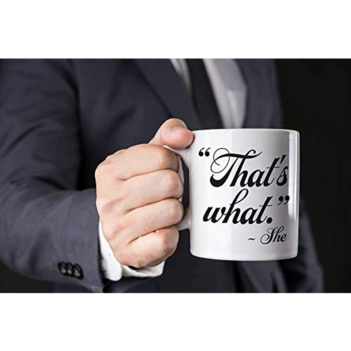 Best Funny Mugs Gift | That's What She Said Quote from The Office Gifts | The Office Merchandise 11 oz Funny Porcelain Coffee Mug is a Prime Mug for Mom, Dad and Friends, Christmas Stocking Stuffer