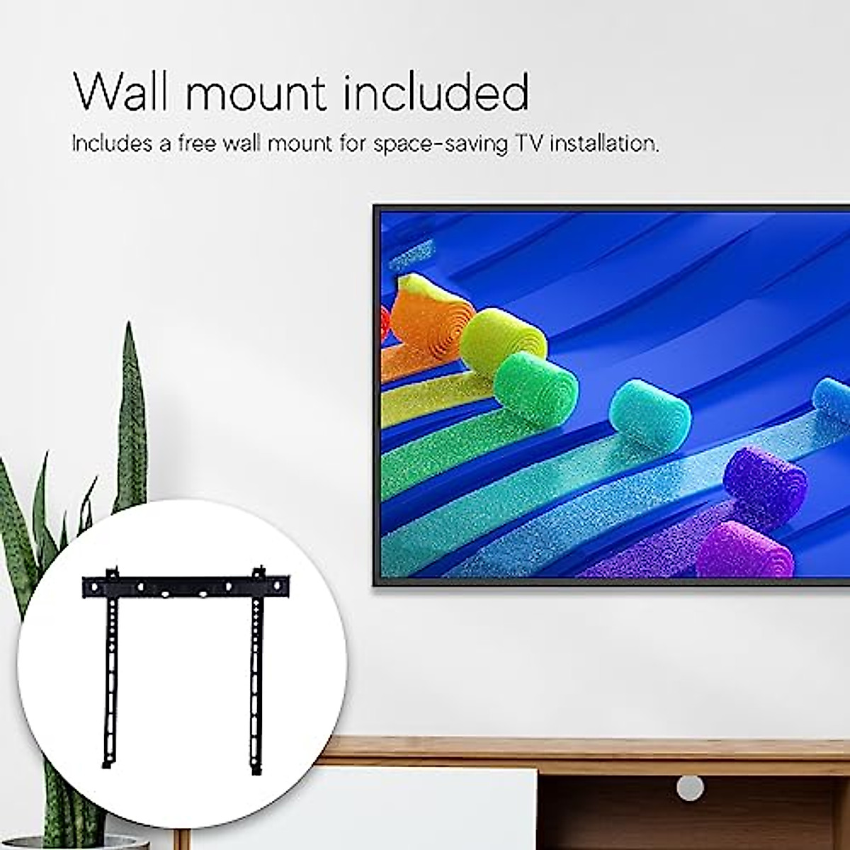 VIZIO 40-Inch Class D-Series Full HD LED 1080p Smart TV, V-Gaming Engine, Apple AirPlay 2 and Chromecast Built-in + Free Wall Mount (No Stands) - D40f-J09 (Renewed)