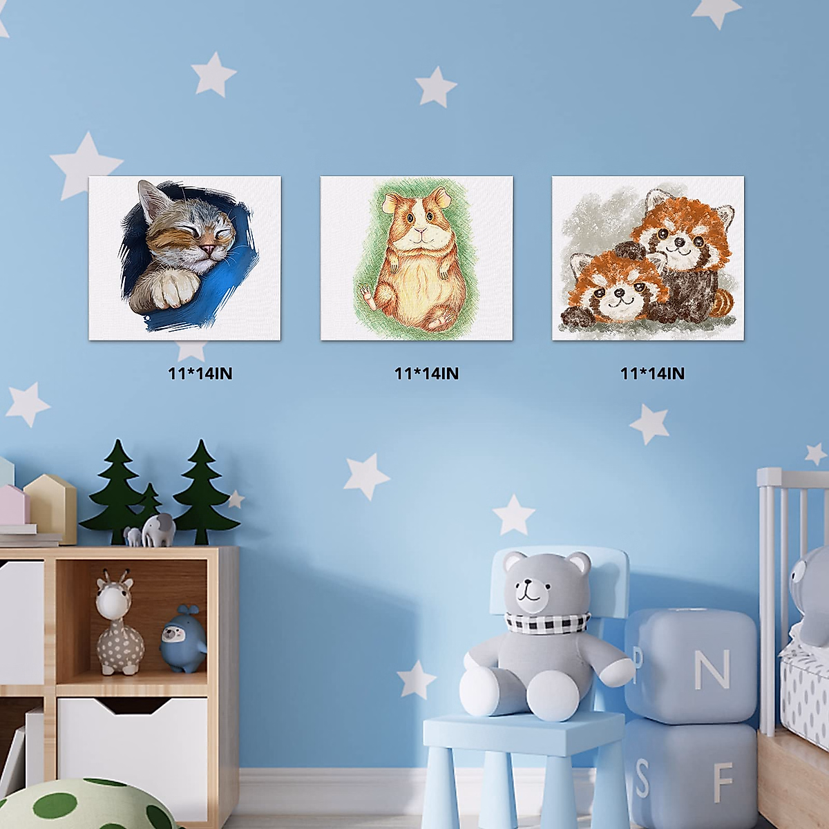 Canvas Panels for Painting 11x14 Inch, 46 Pack Painting Canvas, Blank Canvas Boards for Painting, Canvas Panels for Oil Paint, Watercolor, Acrylic Paint, Gouache and Tempera, DIY.