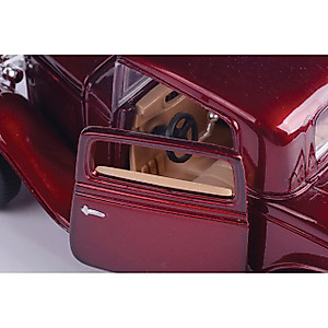 MotorMax American Classics 1932 Ford Coupe 1/24 Scale Diecast Model Car Red