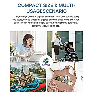 SYXYYYS Handheld Fan,Portable Fan,Handheld Cool Fan, semiconductor cooled, Mini Hand Held Fan, battery-powered rechargeable fan, ideal for office/outdoor/home