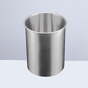 Wine Cooler Bucket Stainless Steel Wine Cooler Wine Bottle Chiller Ice Bucket(2.5L/Silver)