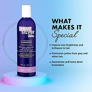 Shiny Silver Shampoo Ultra Conditioning 12 Ounce (354ml) (2 Pack)