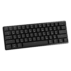 Goshyda Mechanical Keyboard,Portable 61 Keys Gaming Keyboard Durable RGB Backlit Keyboard with FN Key Combination Function,for Laptop Desktop