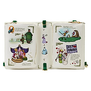 Loungefly Disney Robin Hood Book Convertible Crossbody