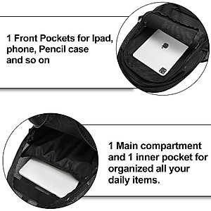 Clickslock Heavy Duty Mesh Backpack, See Through Mesh School Backpack, College Student Backpack with Padded Shoulder Straps for School, Beach, Travel and Sports