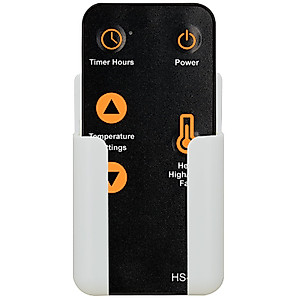 Compatible with Heat Surge Electric Fireplace Stove Heater Infrared Remote Control 300001002, for 2017-2018 Models, Replaces Remote 30000762, Remote, W/Fan Op W16, W17, W1B for New 2017-2018 Models