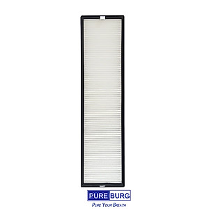 PUREBURG 182550 Replacement Filter Compatible with Bionair BAP536UV-U Air Purifier, 2-Pack H13 HEPA Air Clean Dust