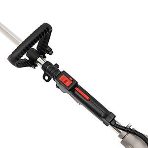 TQSHOoP Weed Wacker Gas Powered 2 Stroke 26CC Gas String Trimmer Edger Gasoline Grass Trimmer Cordless Portable Brush Cutter with 2 Blade Heads for Yard Garden