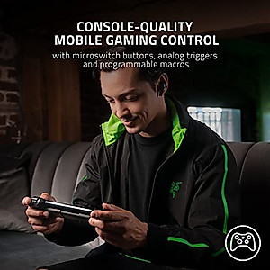 Razer Kishi V2 Mobile Gaming Controller for Android Opus X Wireless Low Latency Headset: Mobile Gaming Bundle