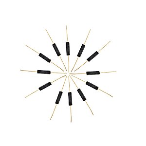 Comimark 12Pcs Reed Switch 2 * 14mm Normally Open Magnetic Switch Anti Vibration GPS-14A