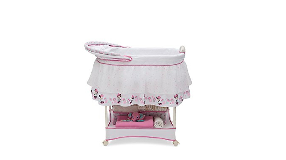 Delta Minnie Mouse Bedside Bassinet - Portable Comfort & Soothing