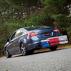 CURT 18145 48 x 20-Inch Basket Hitch Cargo Carrier, 500 lbs Capacity, Black Steel, 1-1/4, 2-In Adapter Shank