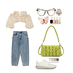 Shoulder Dumpling Purse Handbag for Women Fashion Crossbody Tote Bag Soft Clutch Pouch Bag