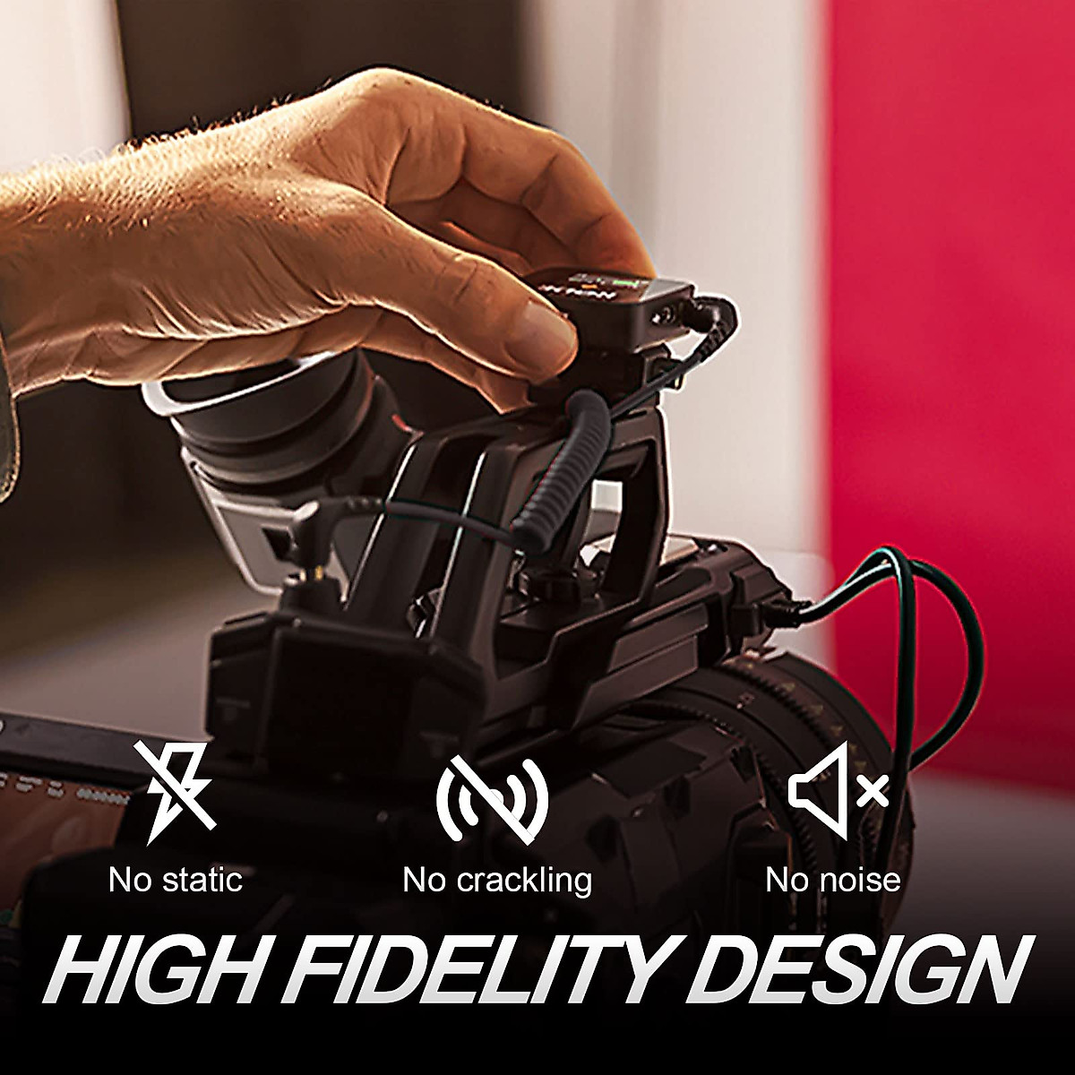 2 Pack Cable 3.5mm Male to Male Coiled Right Angle Microphone Cord Audio Converter Adapter Splitter Compatible Phone Smartphones Tablets with More External