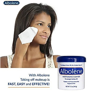 DSE Albolene Moisturizing Cleanser, Unscented, 12 Fluid Ounce