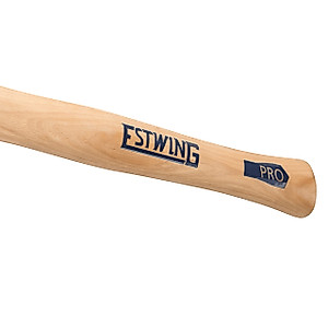 ESTWING Pro California Hammer - 23 oz Rip Claw Hammer with Milled Face & Hickory Wood Handle - MRW23LM