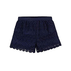 Mayoral 20-06251-030 - Guipur Shorts for Girls 18 Years Navy
