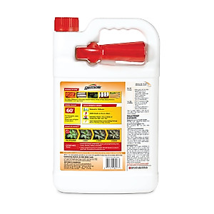 Spectracide Weed & Grass Killer, Use On Driveways, Walkways and Around Trees and Flower Beds, 1 Gallon (RTU Spray)