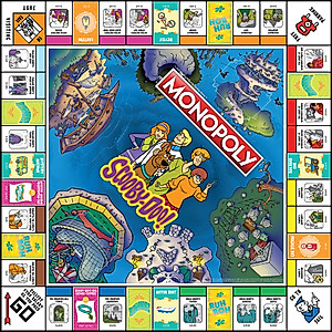 Monopoly Scooby-Doo! Board Game | Official Scooby-Doo! Merchandise Based on The Popular Scooby-Doo! Cartoon | Classic Monopoly Game Featuring Scooby-Doo! Characters