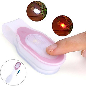 ALONEFIRE Nightlight Nursing Night Light LED Clip on Flashlight Hands Free 3 Modes Safety Light Magnetic Surfaces Emergency with Mini Screwdriver for Clothing Home Dog Walking Running Hiking