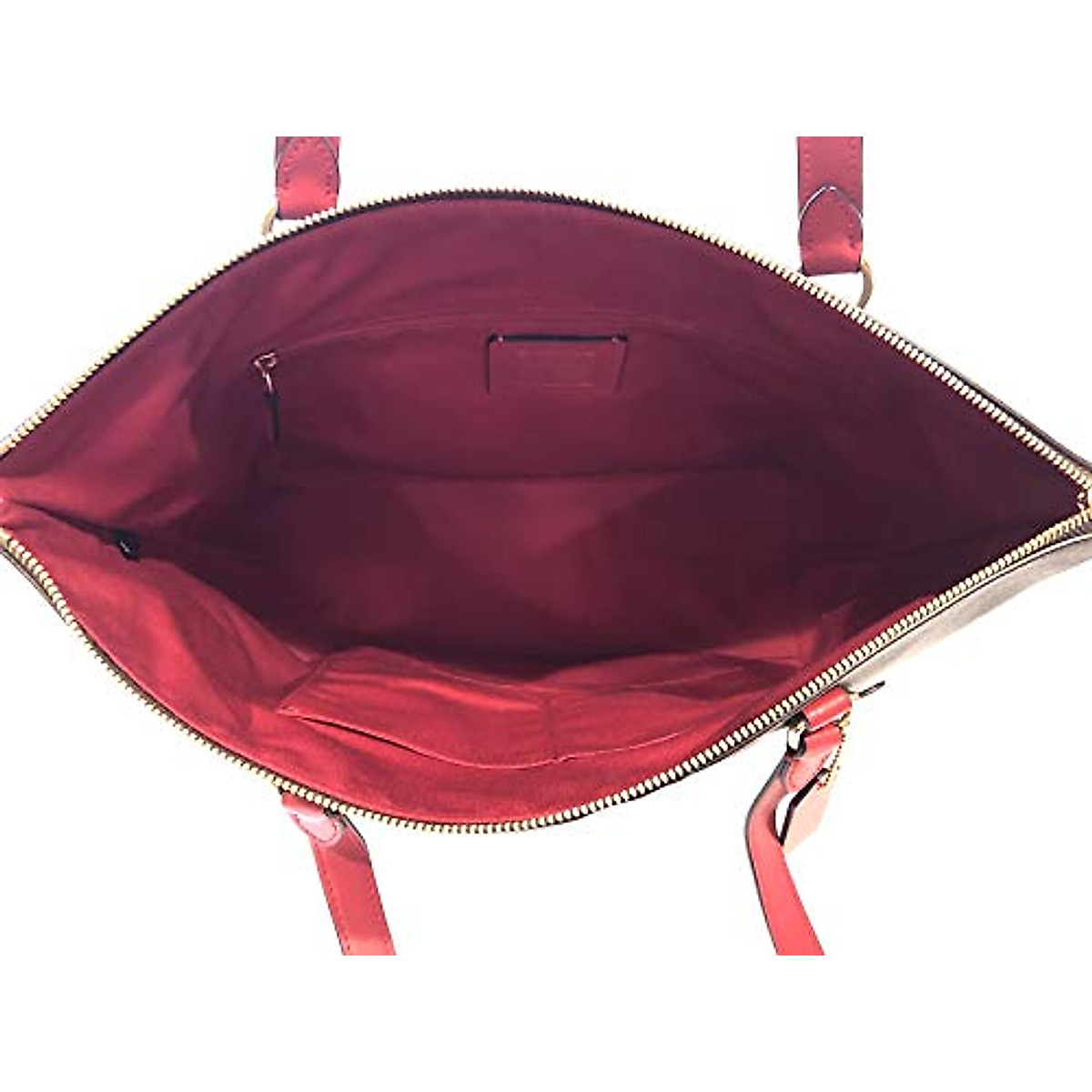 Coach Gllery Tote Shoulder Handbag (IM/Brown True Red), Large