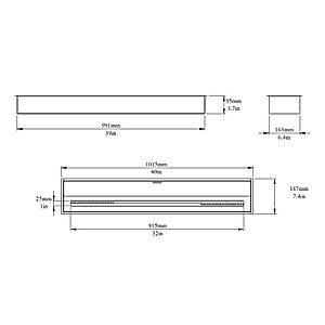 40 Inch Indoor Fireplace Insert - Ventless Ethanol Burner - EHB4000