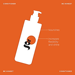 Be Honest Collection For Optimal Hair Health - Rich in vitamins and antioxidants | Shampoo 16oz + Conditioner 16oz + Leave-In 8oz | Experience your hair frizz-free and loose