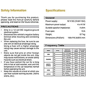 Tractor-Radios Caterpillar 12V Direct Connect Plug & Play Tractor Radio with Bluetooth & Orange Display