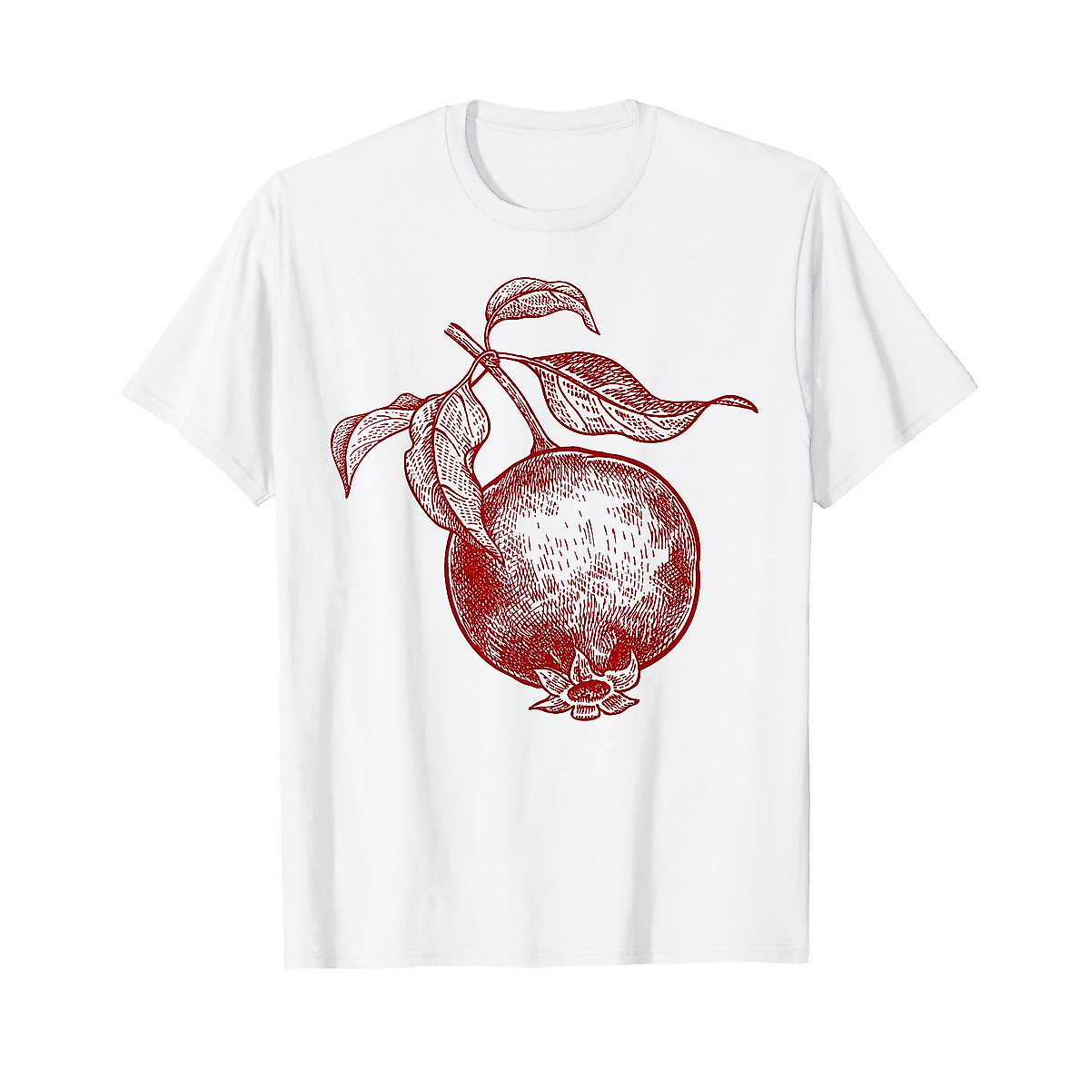 Pomegranate Fruit Retro Vintage Graphics - Pomegranate T-Shirt