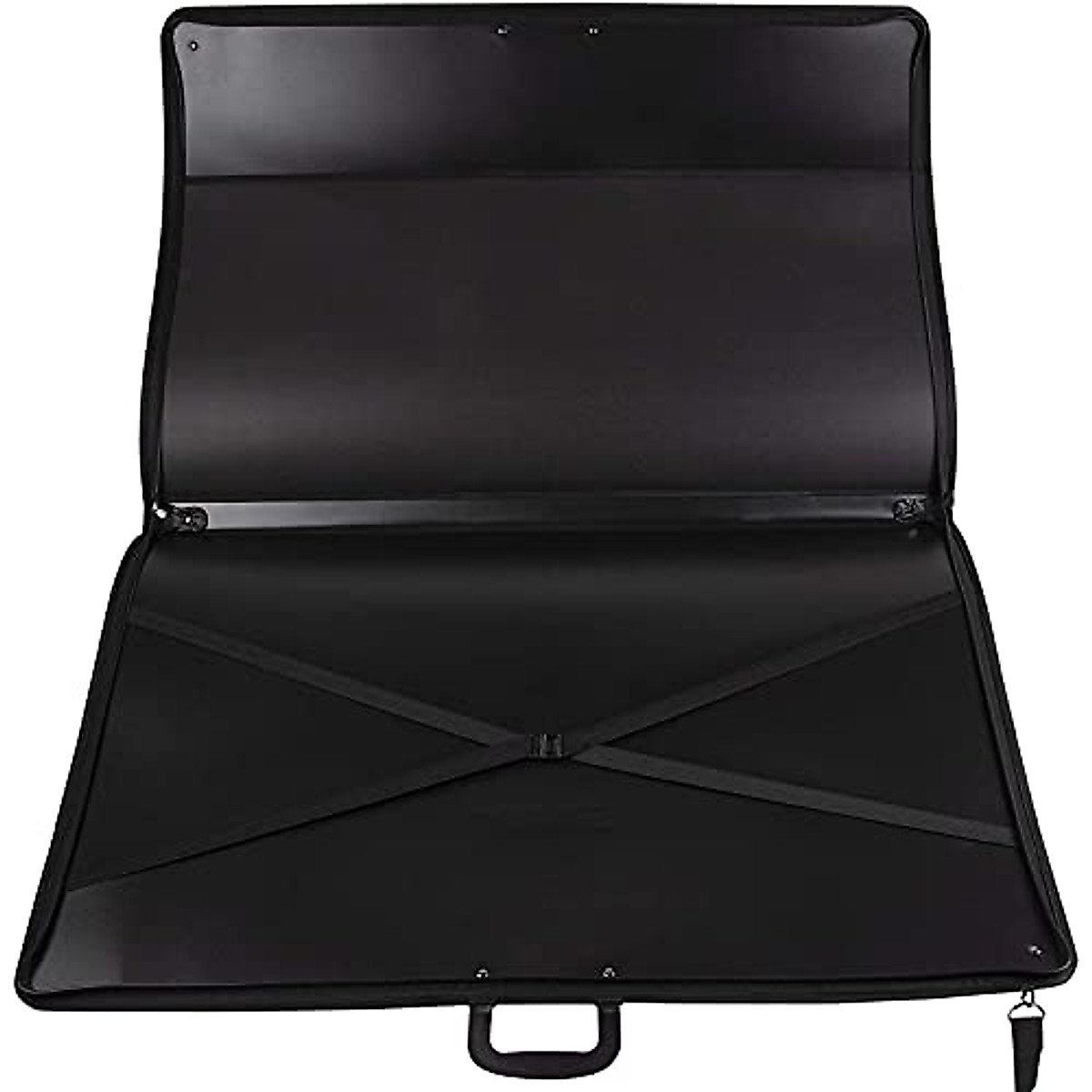 Large Artist Portfolio Case with Adjustable Shoulder Strap (Black, 35 x 24 x 1.5 Inches)