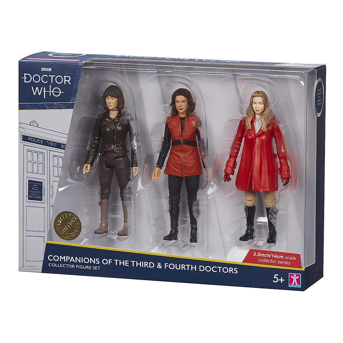 Doctor Who Companions of The Third and Fourth Doctors Collector Figure Set,07244RPD