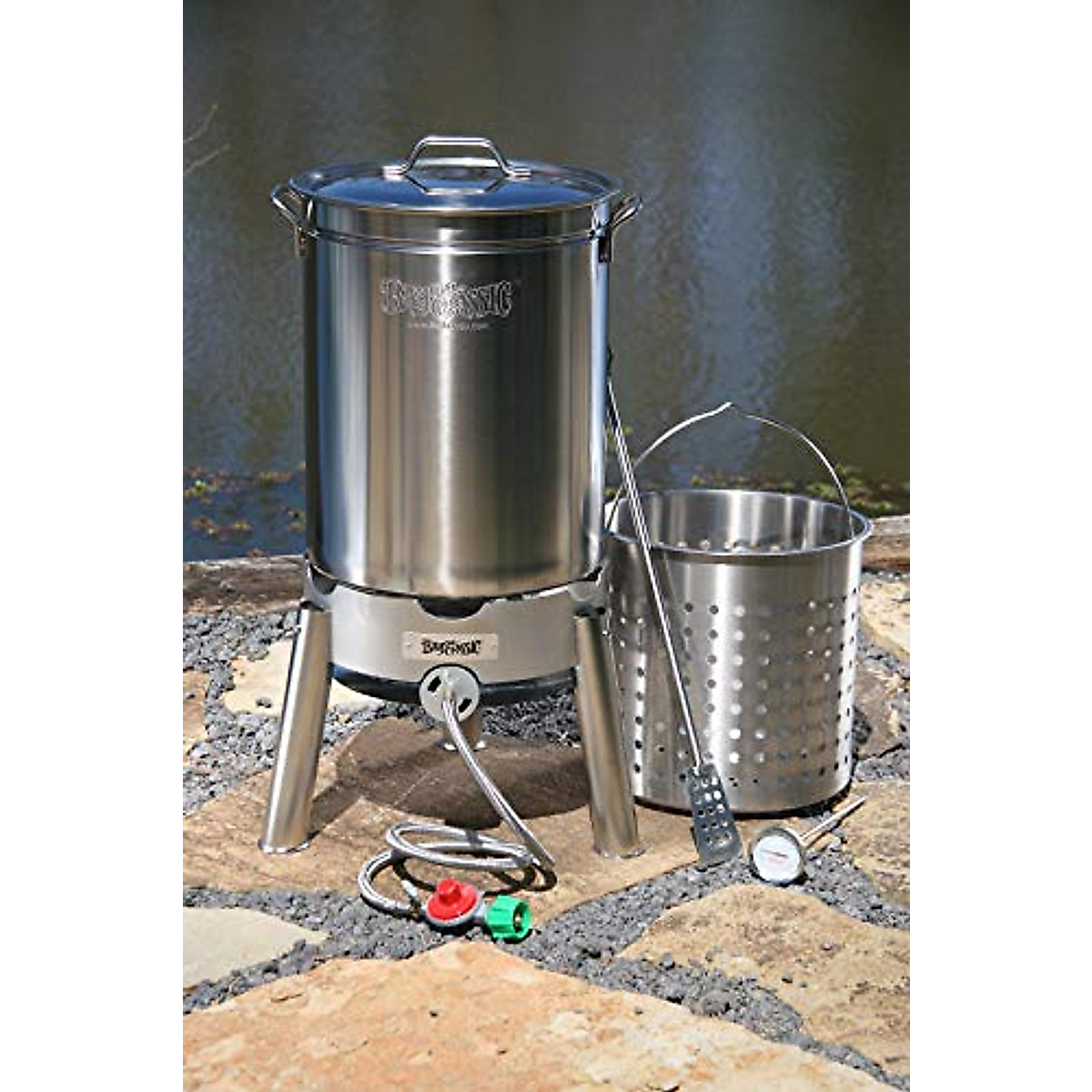 Bayou Classic 800-144 44 quart Boil and Brew, Stainless