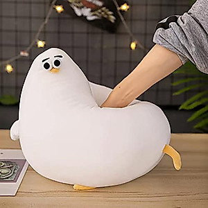 Hgplvxj Cute Fat Chicken Plush Toy, Soft Mother Hen Plush Pillow, Chicken Stuffed Animal Birthday for Kids(10.23inch)