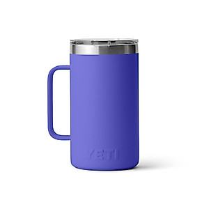 YETI Rambler 24 oz Mug, Vacuum Insulated, Stainless Steel with MagSlider Lid, Ultramarine Violet