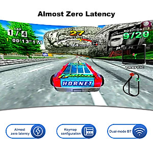 RetroScaler SEGA Dreamcast Wireless Controller Adapter - Supports SEGA Dreamcast Game Console, Compatible with PS3/PS4/PS5, Xbox One S, Series X/S, Switch Pro Bluetooth Controllers