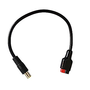 Faoyliye 16AWG Wire 45A Connector to DC 8mm Adapter Cable,for Solar Panel Goal Zero Yeti, 45A Connector Compatible with Anderson Powerpole - 1ft/30cm