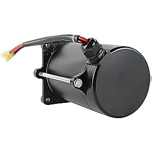 New 12 Volt Salt Spreader Motor Compatible with/Replacement For Buyer 1400601SS 1400701SS 2.5-4.5 Cubic YD Conveyor 3016309 4.606in OD, 0.748in Shaft OD, 10.669in Length