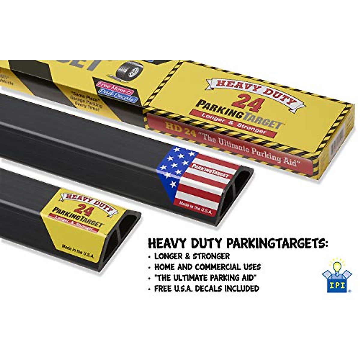 PARKINGTARGET HD-18: Heavy Duty ParkingTarget - Parking Aid Protects Car & Garage Walls, Easy to Install, Peel n Stick, Only 1 Needed per Vehicle, Engineered to Outlast Your Vehicle (1 Pack)