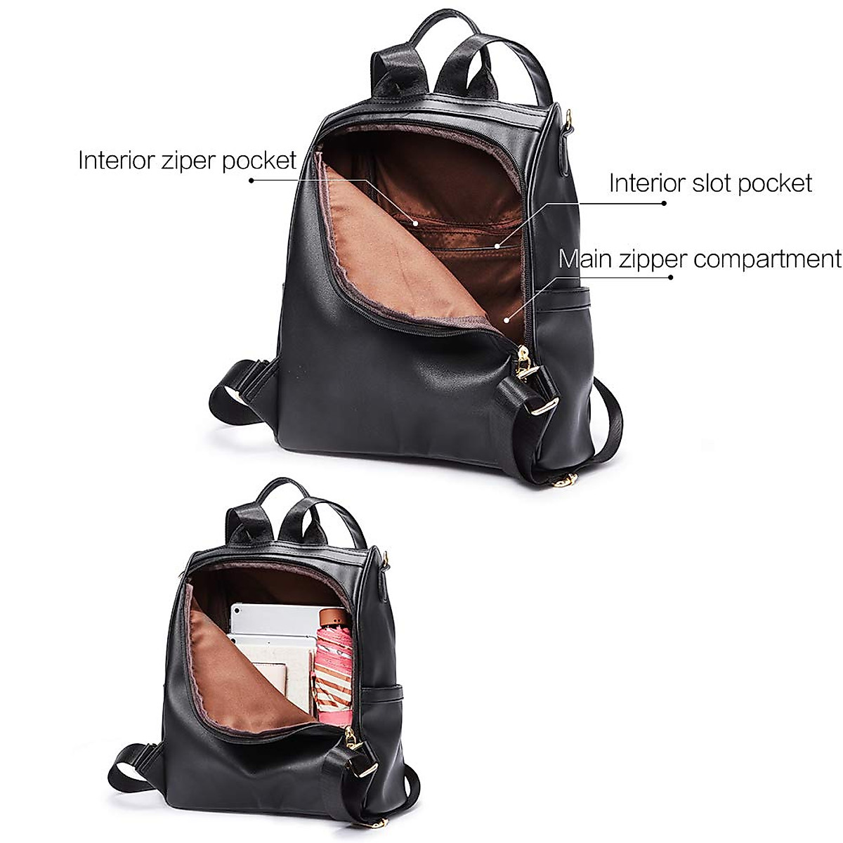 CLUCI Womens Backpack Purse Women Backpack Briefcase