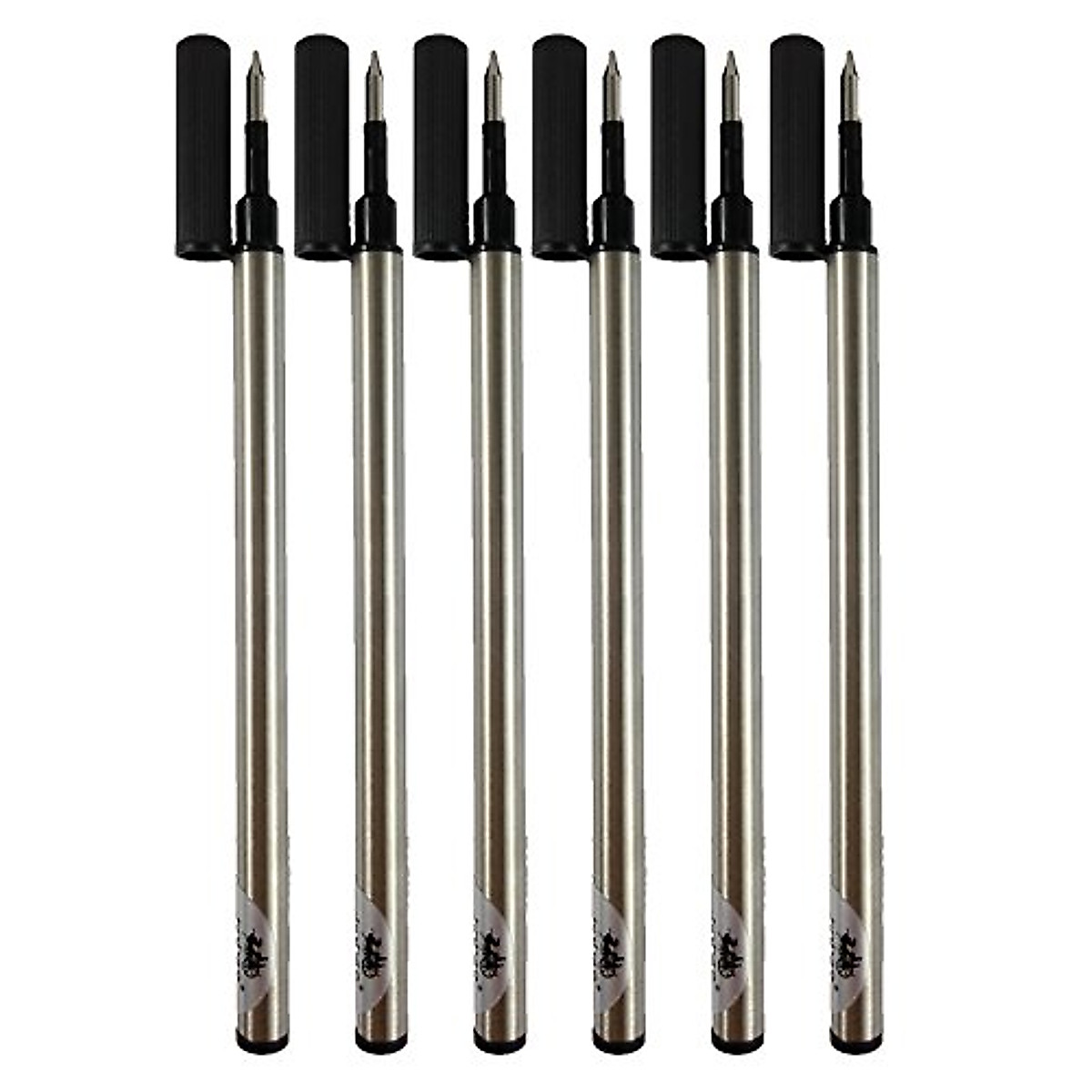 Gullor Refills Fit Jinhao Rollerball Pen, Black Ink, 0.5mm, Set of 10 PCS
